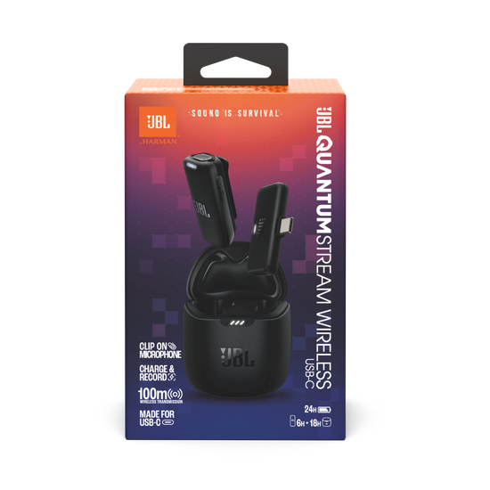 JBL Quantum Stream Wireless USB-C | Wearable wireless streaming microphone